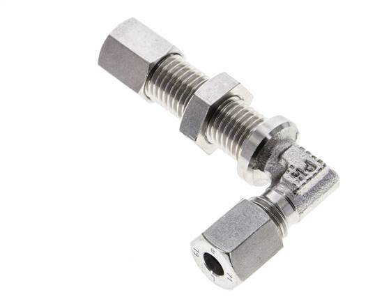 6L Stainless Steel Elbow Cutting Fitting Bulkhead 315 bar ISO 8434-1 | Tameson.co.uk