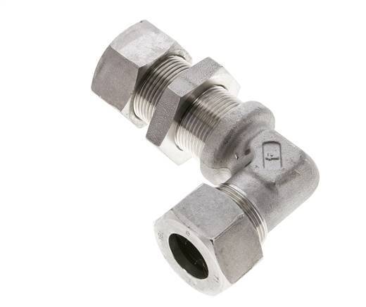 18L Stainless Steel Elbow Cutting Fitting Bulkhead 315 bar ISO 8434-1 | Tameson.co.uk