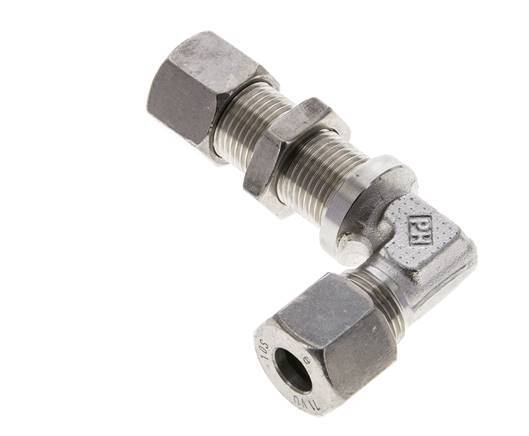 10S Stainless Steel Elbow Cutting Fitting Bulkhead 630 bar ISO 8434-1 | Tameson.co.uk