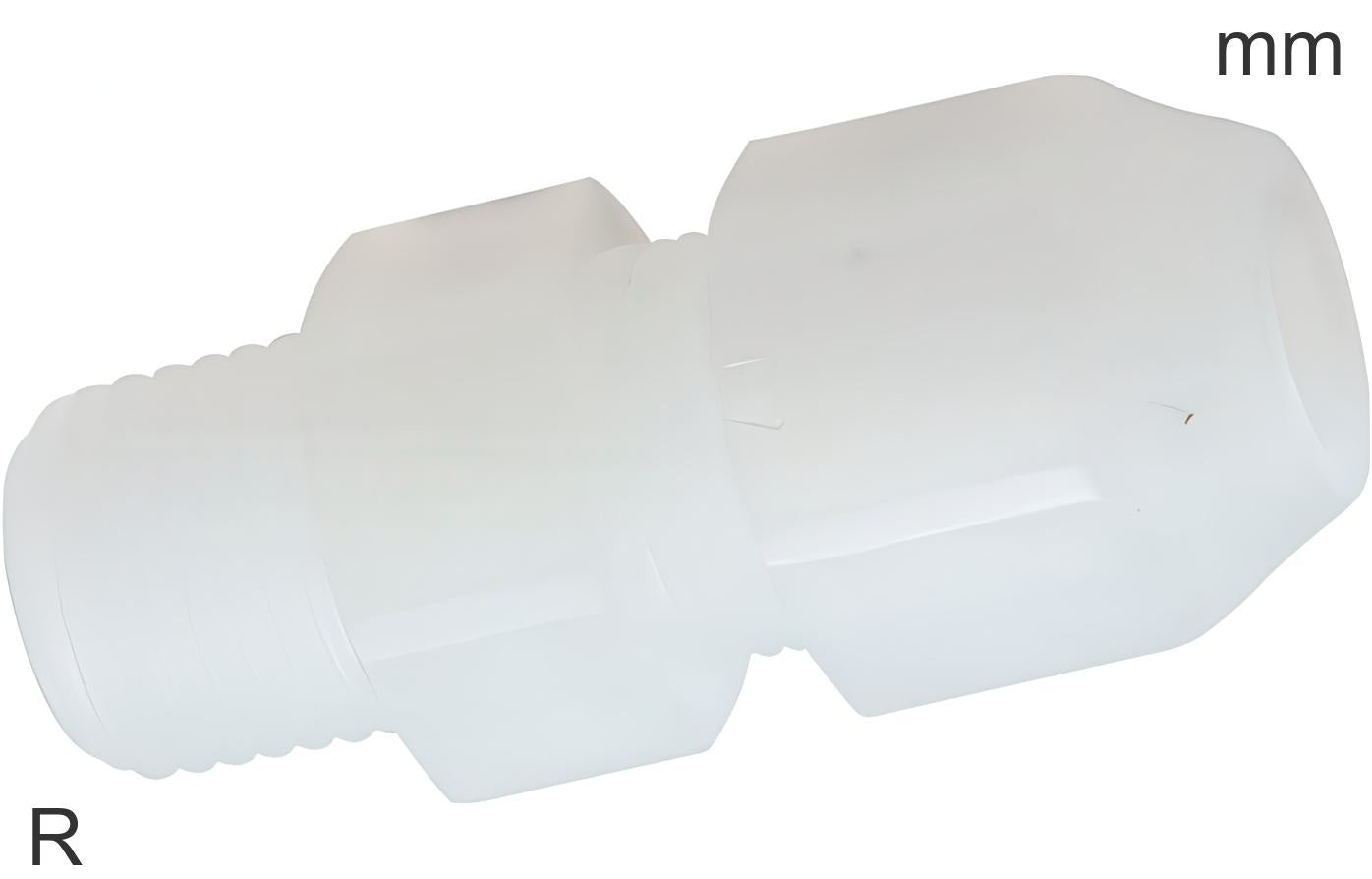 Compression Fittings Plastic PVDF R-Threads Male For Plastic Hoses ...