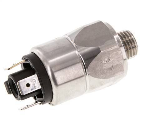 1 to 10bar SPDT Stainless Steel Pressure Switch G1/4'' 250VAC Flat ...