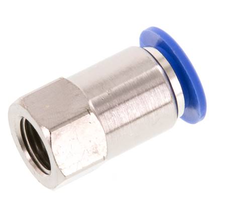 12mm x G1/4'' Push-in Fitting with Female Threads Brass/PA 66 NBR [2 P ...