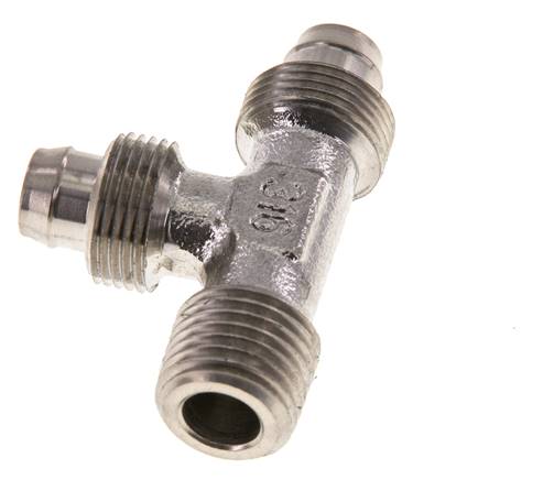 10x8 & R1/4'' Stainless Steel 1.4305 Right Angle Tee Push-on Fitting w ...