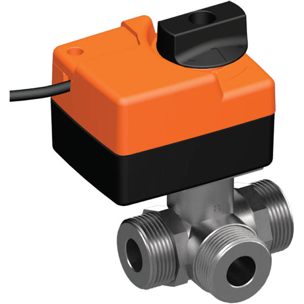 Belimo 3-Way Characterized Valve G1 Kvs1 100-240VAC 35s 2/3-point 2Nm ...