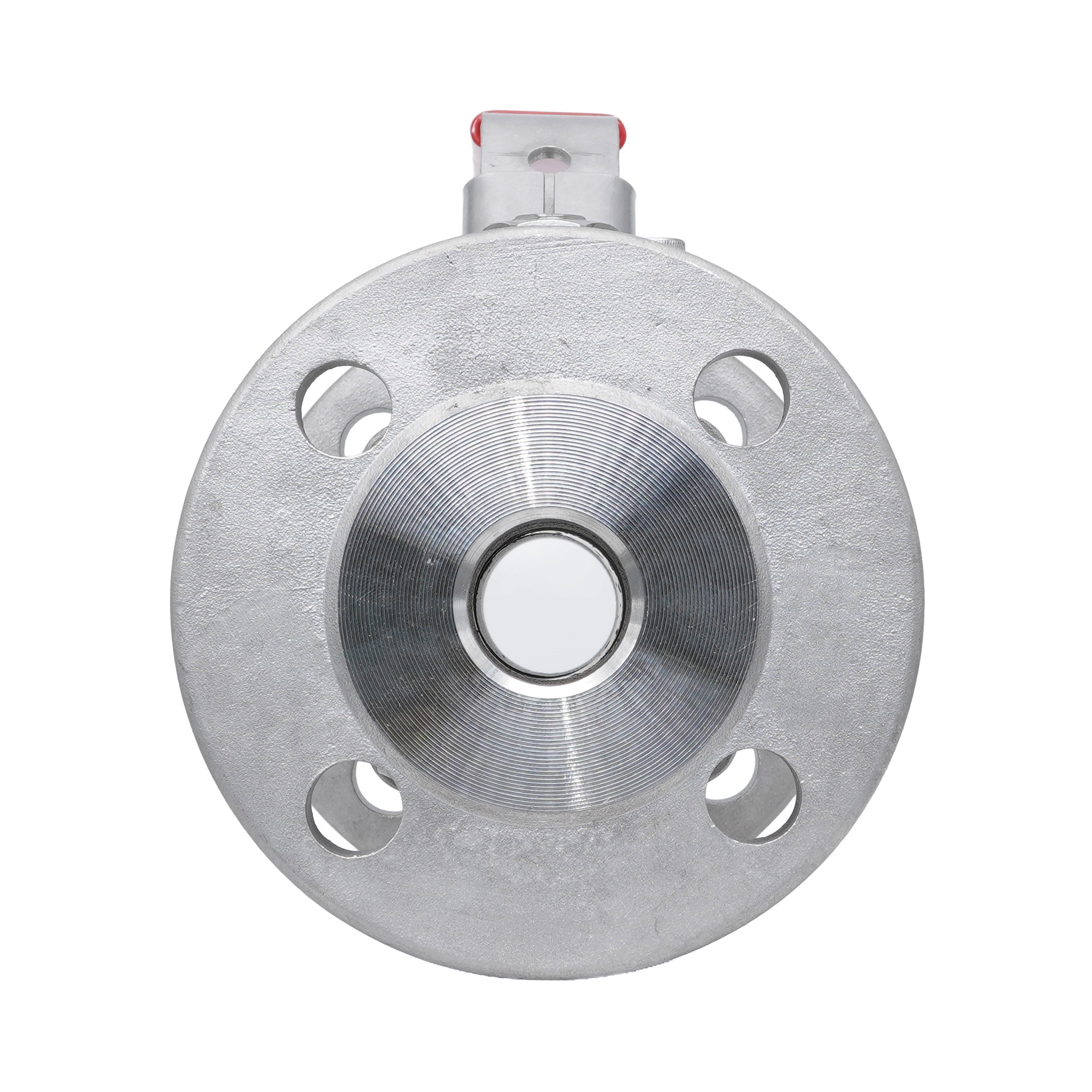 DN20 PN40 3-Piece 2-Way Stainless Steel Flanged Ball Valve PTFE ISO-To ...