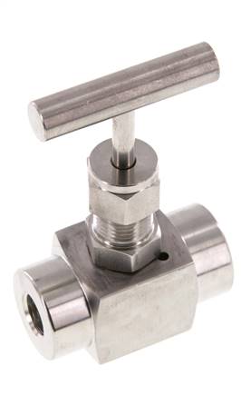 G1/4'' Stainless steel Needle Valve PTFE 300 bar - NLS | Tameson.co.uk