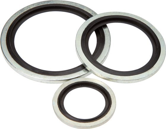 M48 Steel/NBR Hydraulic Bonded Seal 48.4x58.6x2.5 mm | Tameson.co.uk