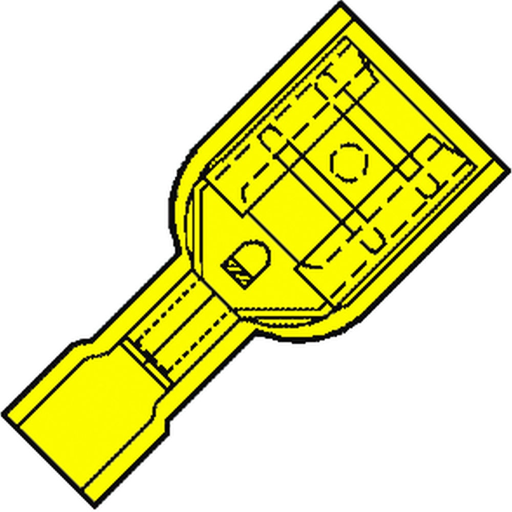 Klemko IS Core Connector round/flat - 101320 [100 Pieces] | Tameson.co.uk