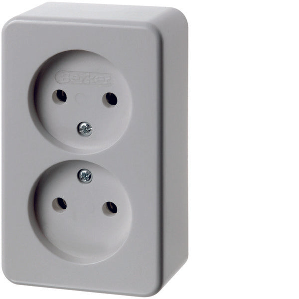 Hager Berker Wall-Mounted Socket Outlet (WCD Switchgear) - 61672149 ...