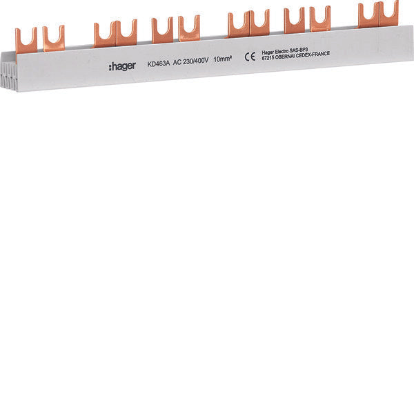 Hager Comb Rail - KD463A | Tameson.co.uk