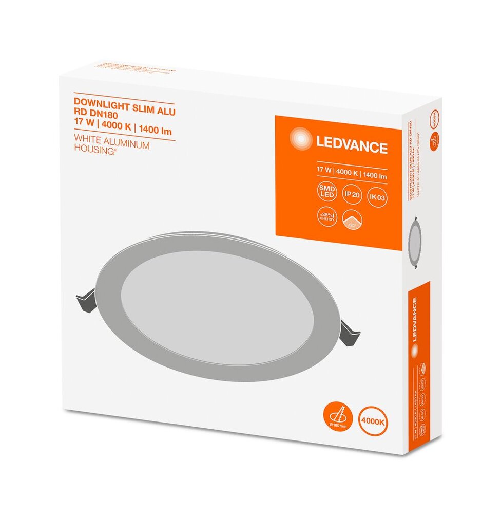 Ledvance Downlight Slim Downlight/Spotlight/Floodlight - 4058075063945 ...