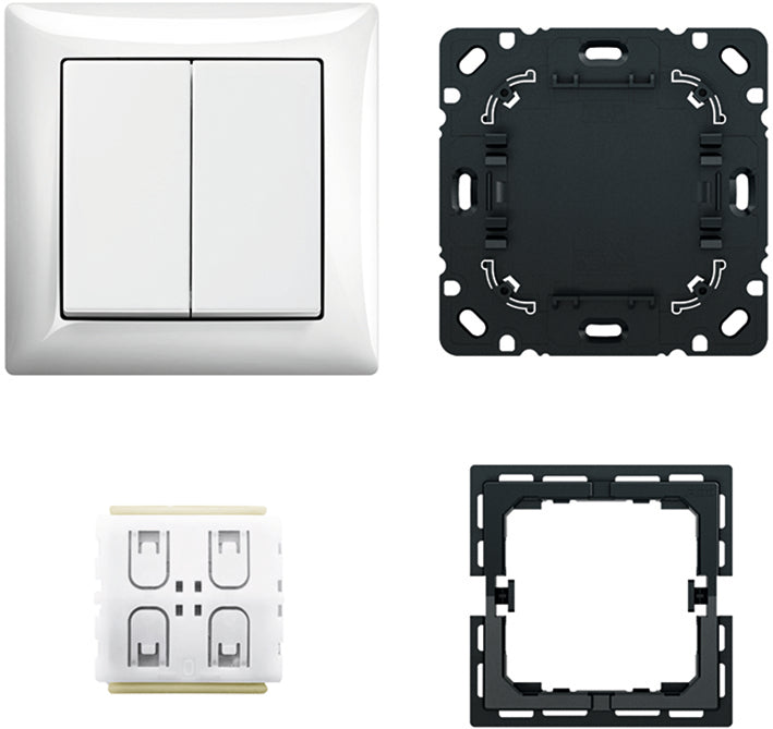 ABB Busch-Jaeger BT Switch Set Balance Alpin White - 2CKA006730A0153 ...