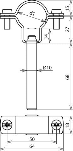 Dehn Conductor Holder For HVI Power Conductor - 253330 | Tameson.co.uk