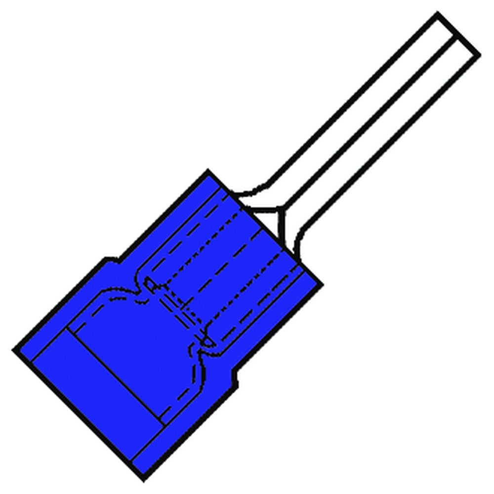 Insulated Pin Terminal M9 Blue Nylon 1.5-2.5mm² - 156656 [100 Pieces ...