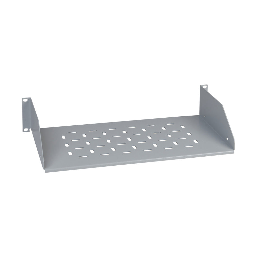 19-inch 2U Fixed Server Rack Shelf 380mm Deep - NSYBF2U40P | Tameson.co.uk