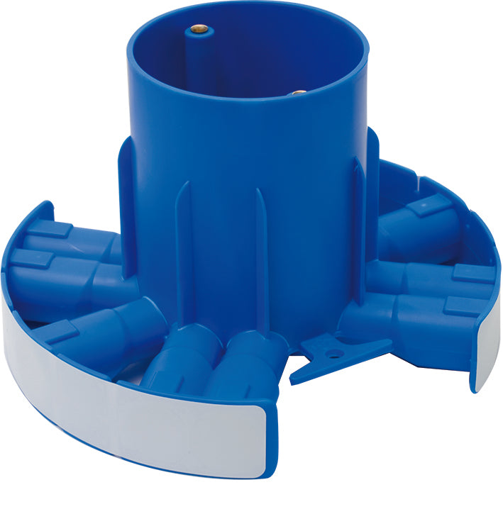 Round Ceiling Junction Box 100mm With 10x16/19mm Inlets - 1SPA007110F0 ...