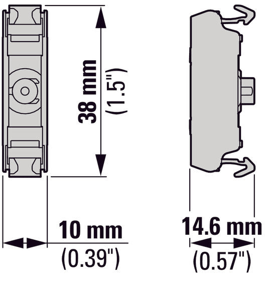 LED Dual Color Red Green Front Mount Element 24V DC - 180799 | Tameson ...