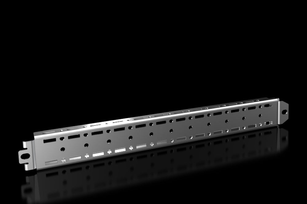 VX Mounting Rail 18x39mm 400mm Zinc Plated Steel Set - 8617700 [4 Piec ...