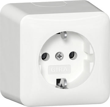 Gira Surface Mount SCHUKO Socket 16A 250V Pure White - 444014 | Tameson ...