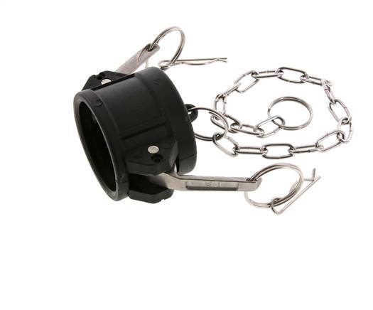 Camlock DN 40 (1 1/2'') Polypropylene Coupling End Cap Type DC MIL-C ...