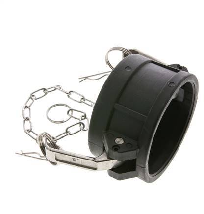 Camlock DN 75 (3'') Polypropylene Coupling End Cap Type DC MIL-C-27487 ...