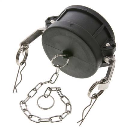 Camlock DN 75 (3'') Polypropylene Coupling End Cap Type DC MIL-C-27487 ...