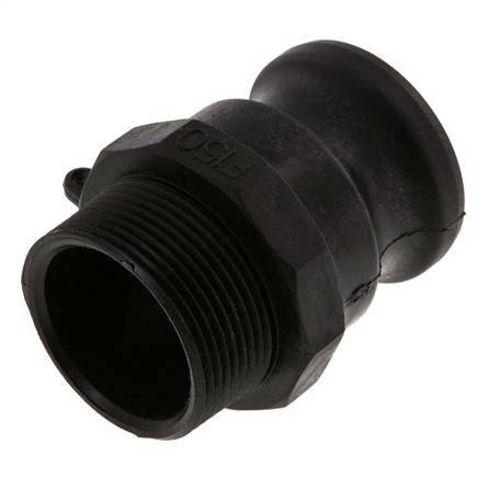 Camlock DN 40 (1 1/2'') Polypropylene Coupling R 1 1/2'' Male Thread T ...