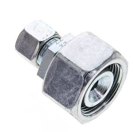 12S & 25S Zink plated Steel Straight Cutting Fitting with Swivel 400 b ...