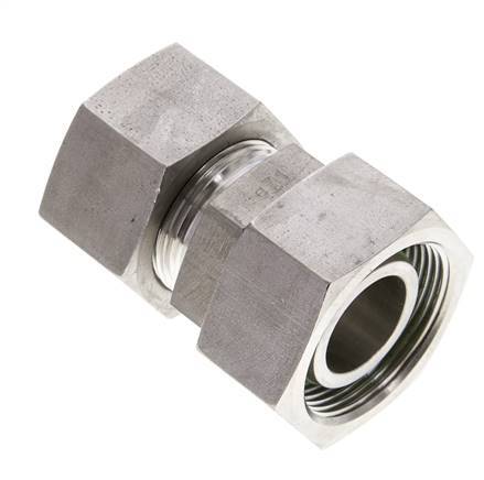 25S & 30S Stainless Steel Straight Cutting Fitting with Swivel 400 bar ...