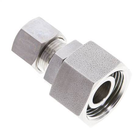 12S & 20S Stainless Steel Straight Compression Fitting with Swivel 250 ...