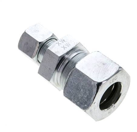 10S & 20S Zink plated Steel Straight Cutting Fitting 400 bar ISO 8434 ...