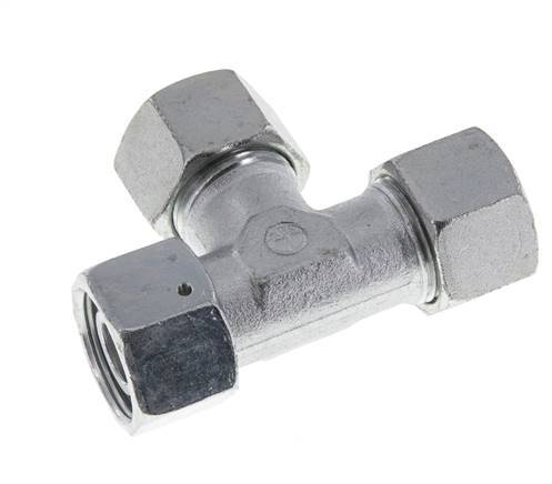 20S Zink Plated Steel Right Angle Tee Cutting Fitting with Swivel 400 ...