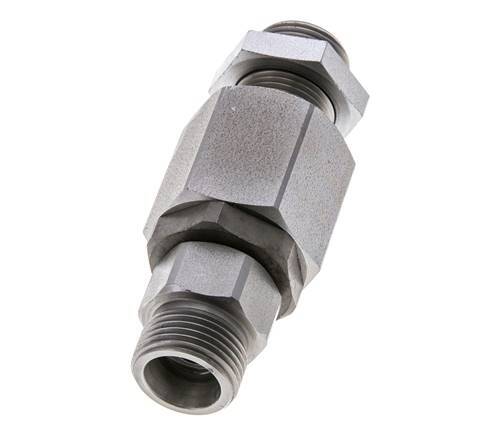 12S Zink plated Steel Ball-Guided Swivel Joint Cutting Fitting Bulkhea | Tameson.co.uk