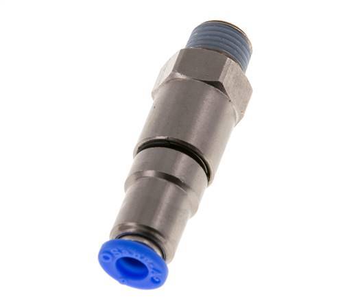 6mm & R1/4'' Quick Swivel Joint Push-In-Male Threads Nickel-Plated ...