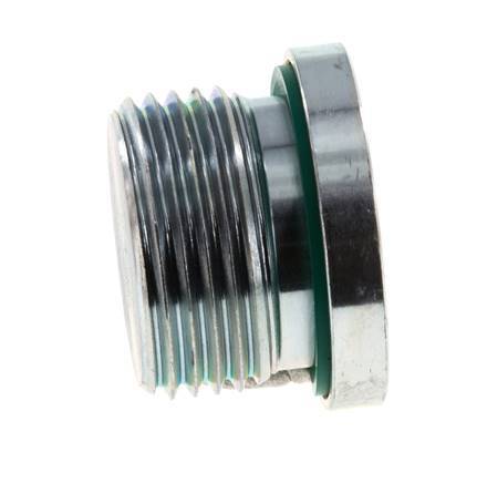 Plug M27 X 2 Steel FKM with Internal Hex 400bar (5620.0psi) | Tameson.co.uk