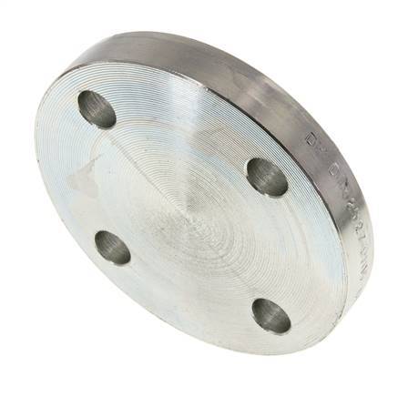Blind Flange DN25-PN16 Zinc-Plated Steel DIN 2527 | Tameson.co.uk