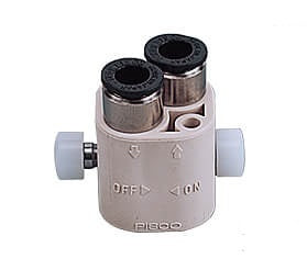 6mm Air switch 2-Way Mechanical Valve | Tameson.co.uk