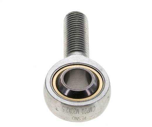 Spherical Rod-end M20 Male Zinc plated steel | Tameson.co.uk