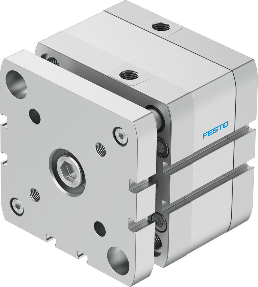 Festo Compact Cylinder 80mm Bore 10mm Stroke ISO 21287 Double Acting ...