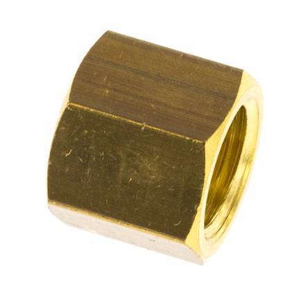 M10x1 x 6mm Brass Union nut for Compression fitting [10 Pieces ...