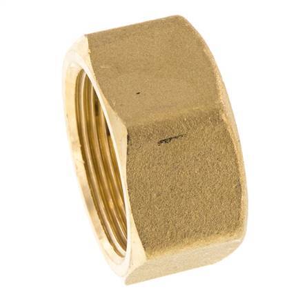 M30x1.5 x 22mm Brass Union nut for Compression fitting | Tameson.co.uk