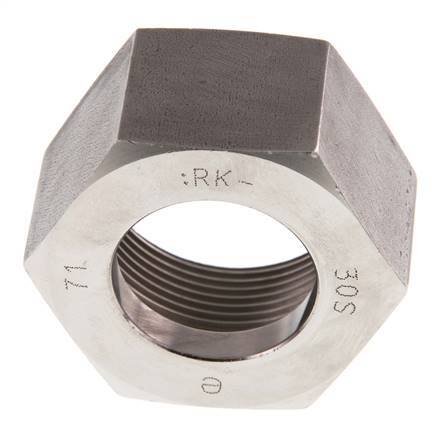 M42x2 x 30S Stainless steel Union nut for Cutting ring | Tameson.co.uk