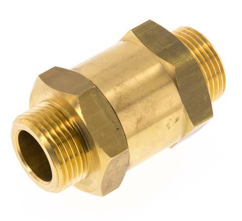 G 1'' Male Threaded Brass Check Valve 0.1-40 bar (1.45-580 psi ...